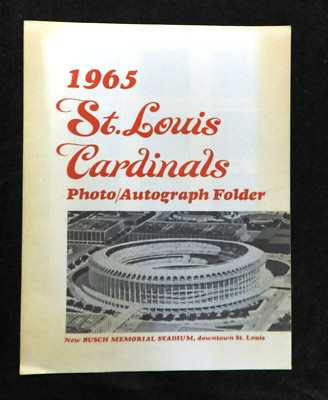 1965 St Louis Cardinals Photo Autograph Folder | eBay