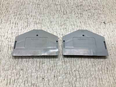 Wago 280 Grey Gray Wire Terminal End Cap Lot of 2 (TSC) | eBay