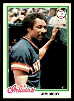 1978 Topps Jim Bibby #636 - Cleveland Indians | eBay