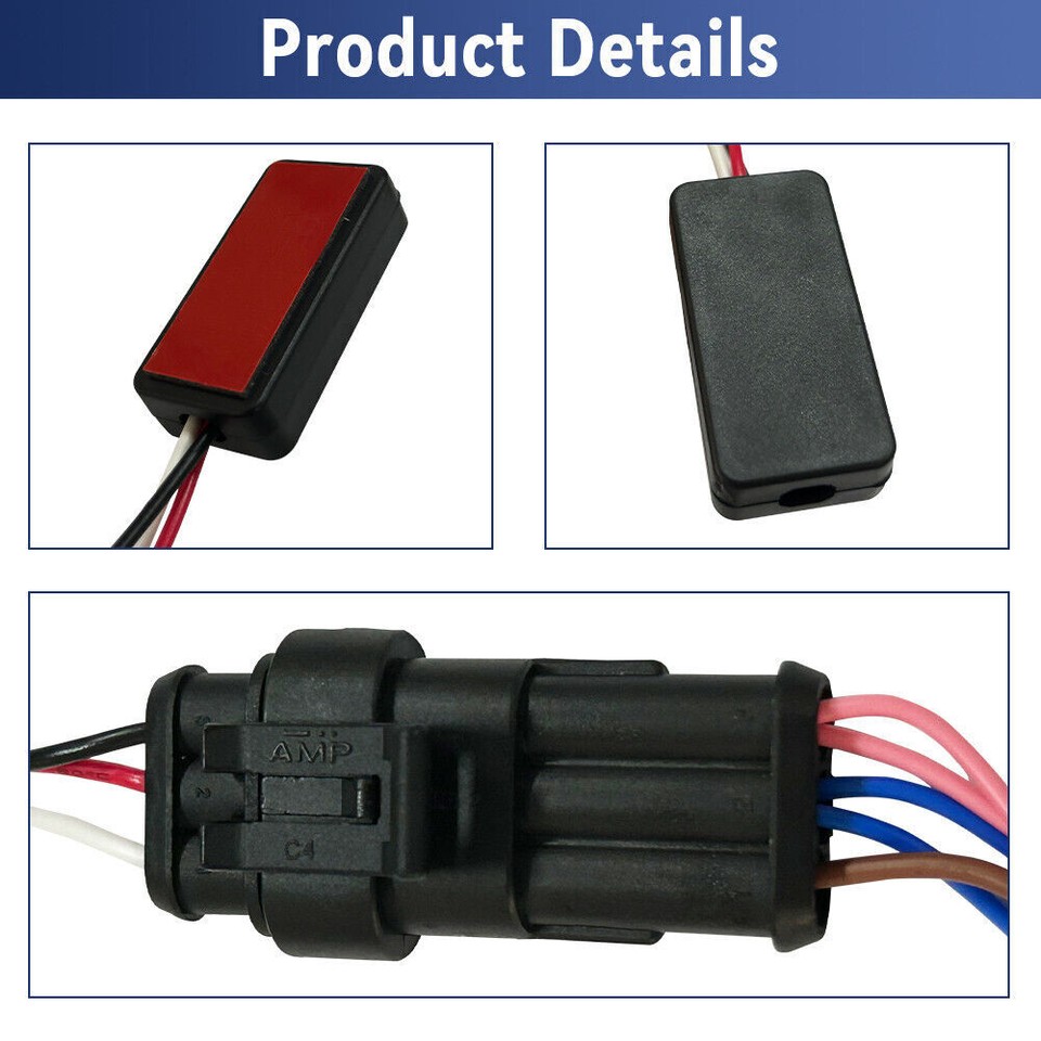 Projector Headlights Conversion Wire Harness For 13-18 Ram 1500 2500 ...