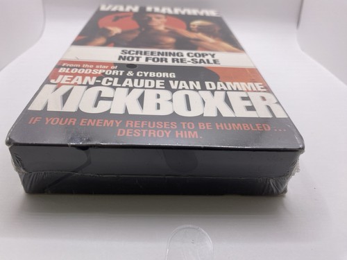 Kickboxer VHS SCREENER RARE Jean-Claude Van Damme SEALED NEW NOT Gift ...