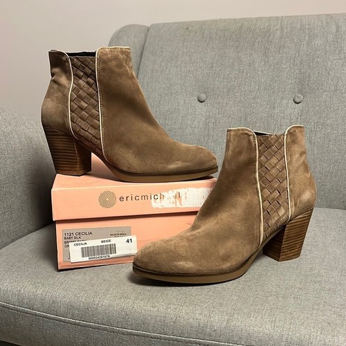 Eric Michael Cecilia womens suede leather ankle boot new size 41 | eBay