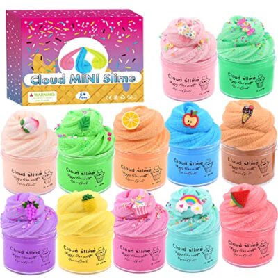 Fluffy Cloud Slime, 12 Pack Cloud Slime Kit with Candy Ice Cream Cute Slime | eBay UK