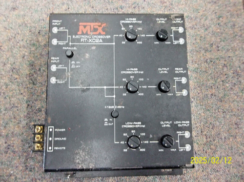 MTX Electronic Crossover RT-X02A ⚠️untested ⚠️ For Sale As-is | eBay