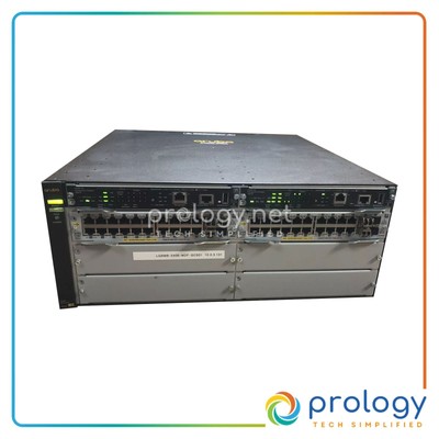 HPE Aruba 5406R zl2 Switch J9850A w/ 2x J9827A, 2x J9990A, 1x PSU | eBay