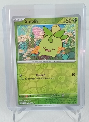 Smoliv Reverse Holo #19 Pokémon Card 2023 | eBay