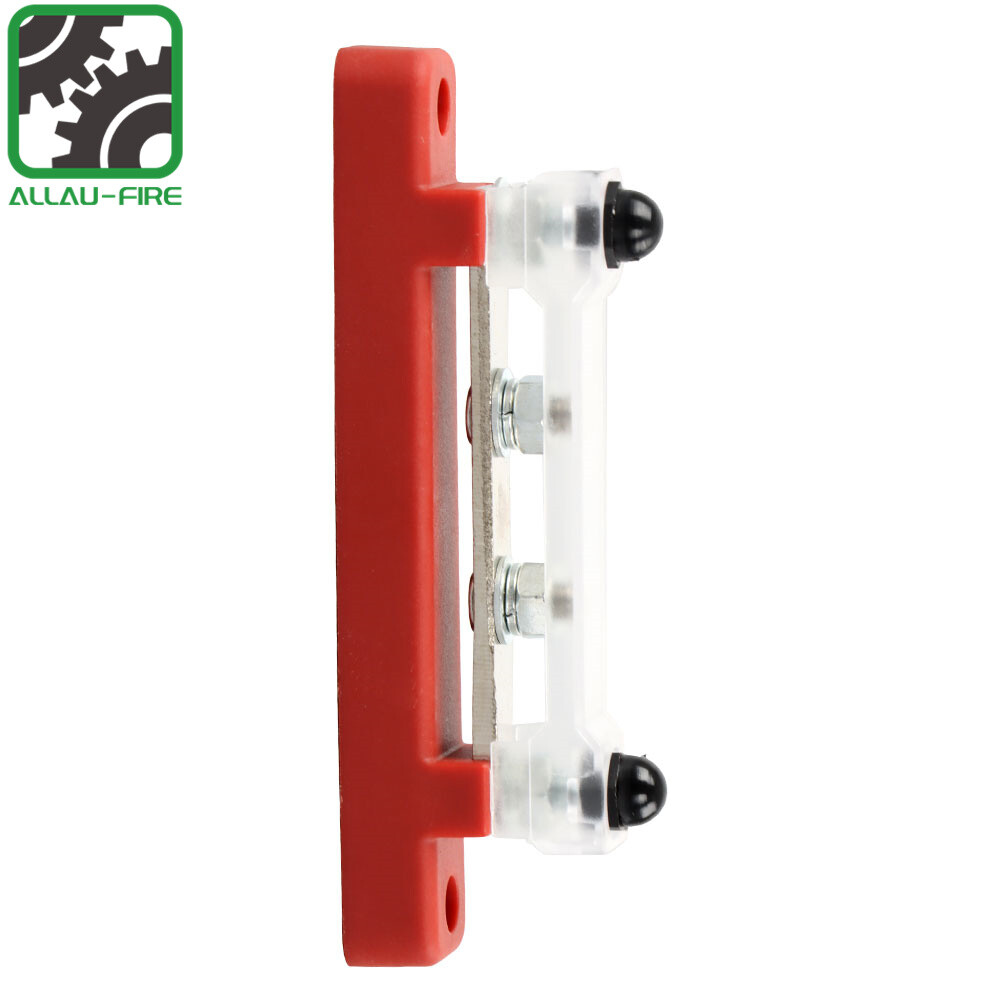 Red & Black 12V 150A Busbar 4 Way Bus Bar Power Distribution Terminal ...