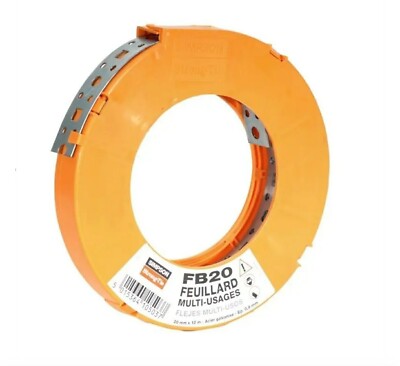 Simpson Strong tie Metal FIXING BAND Strapping FB20 20mm x 10m Roll ...