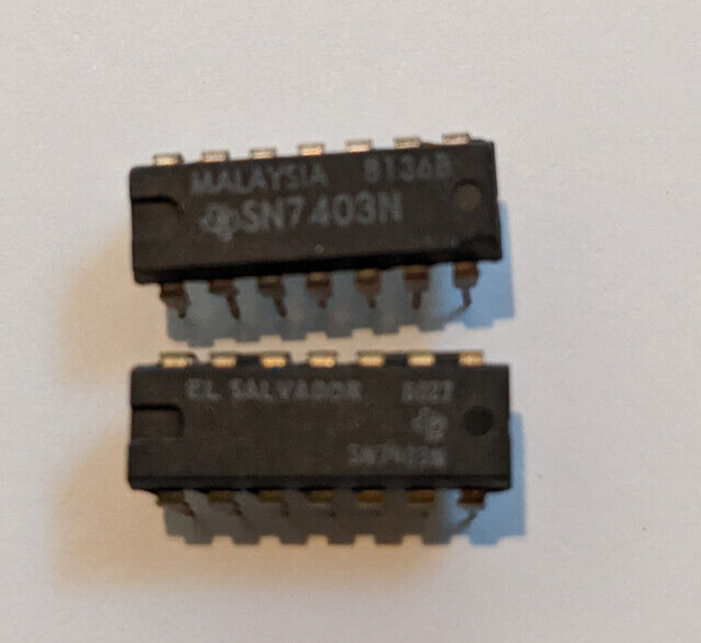SN7403N 7403 7403N 14P DIP TTL IC 1 chip New Old Stock USA | eBay