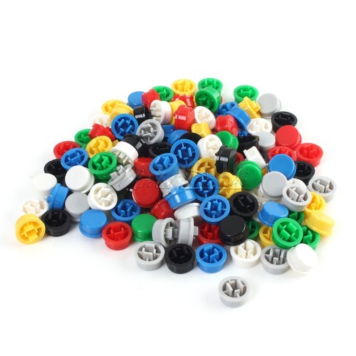 140PCS Square Mixed Color Touch Button Caps Kit For 12×12×7.3mm Tact ...