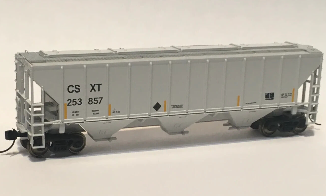 Trainworx N Scale ~ New 2026 ~ CSX PS 4427 Covered Hopper ~ Metal ...
