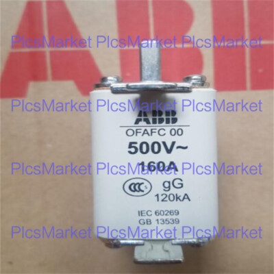 1PC Original ABB Low voltage fuse OFAFC00GG160 160A 500V 120KA | eBay