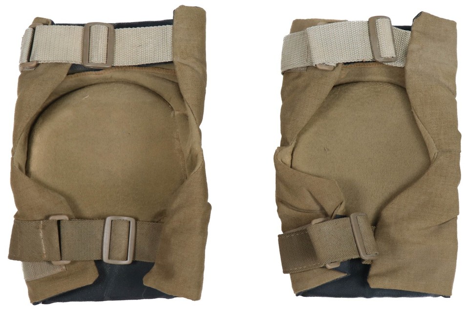 Medium - US Marine Corp Knee Pad Set Coyote Pants USMC Brown Military ...