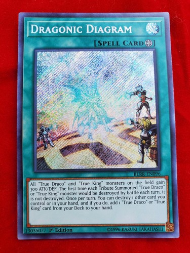Yugioh Dragonic Diagram BLRR-EN096 1st Secret Rare Great Condition | eBay