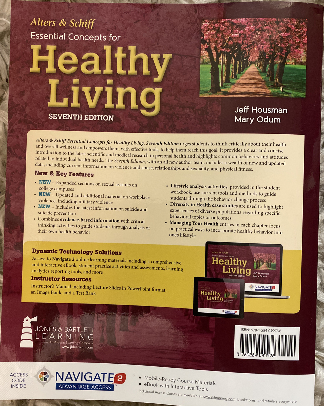 Alters and Schiff Essential Concepts for Healthy Living by Mary Odum ...