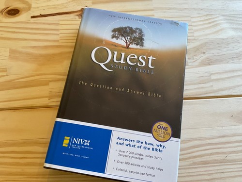 NIV Quest Study Bible 2003 Hardcover 1984 9780310928041 | eBay