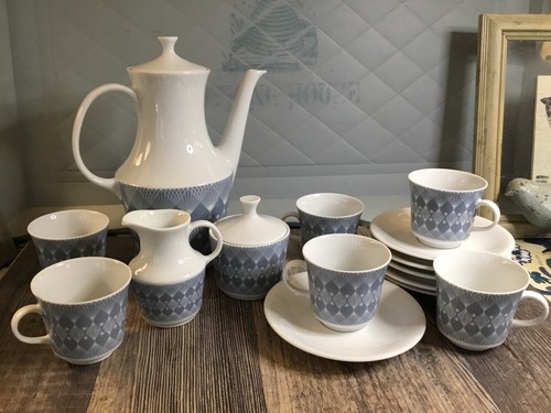 Mid Century Modern JAEGER Bavaria Germany Demitasse Coffee Tea Set 17 ...