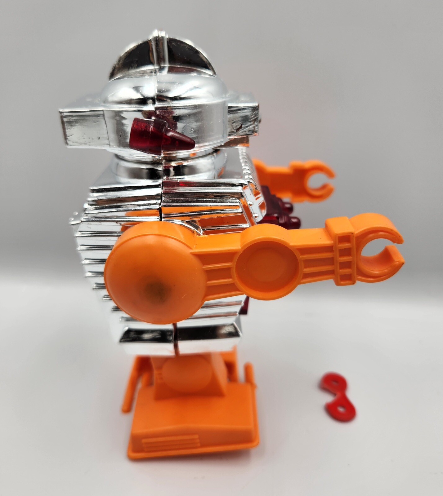 Vintage SPARKLING WALKING Wind-Up Plastic ROBOT 1970s Elmar USA | eBay