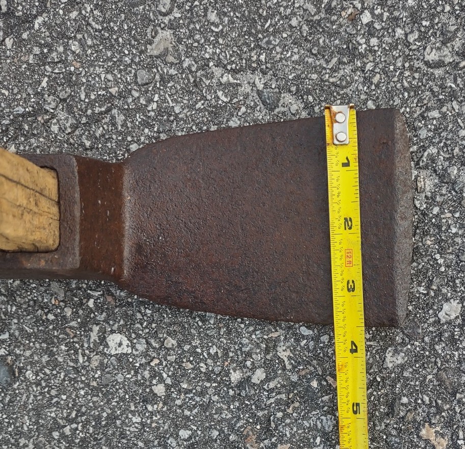 Vintage Adze Axe With Wooden Handle Woodworking Tool | eBay