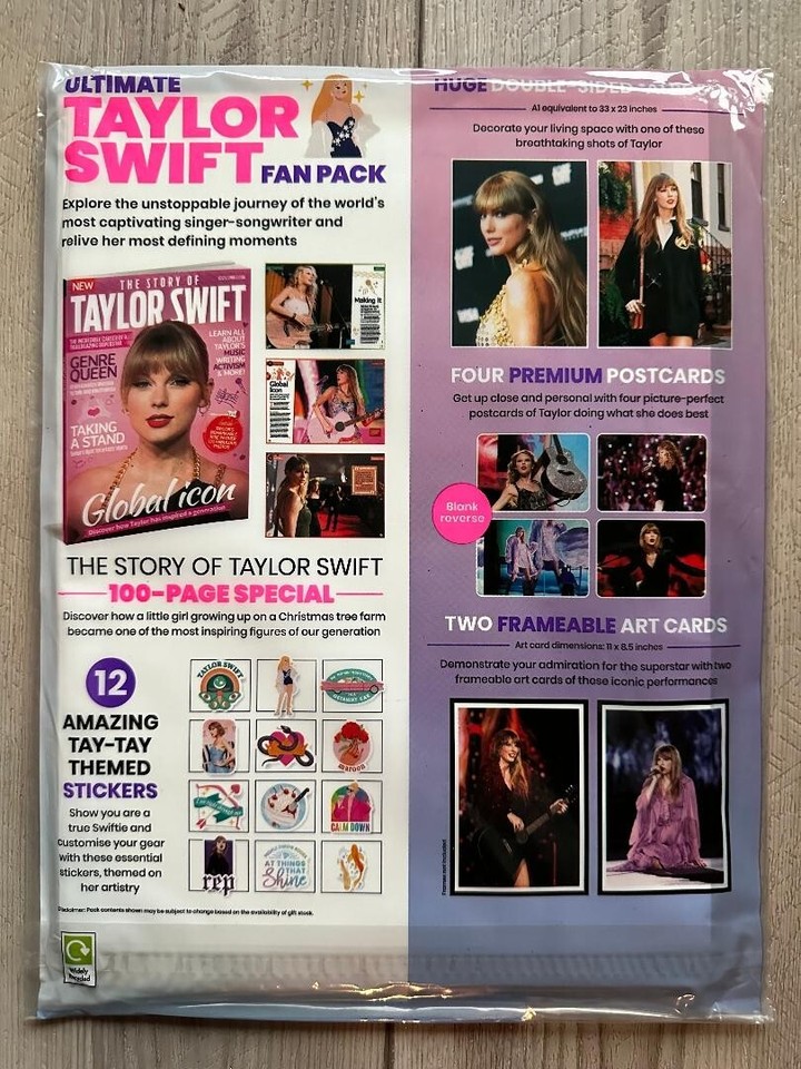2024 Ultimate TAYLOR SWIFT Fan Pack Postcards, Art Cards, Posters ...
