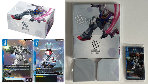 Gundam Card Game BKIT-01 Booster Kit Release Storage Box 01 GD01-005 ...