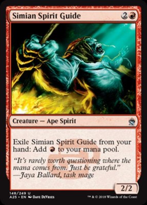 Simian Spirit Guide -Foil Light Play MTG Masters 25 | eBay
