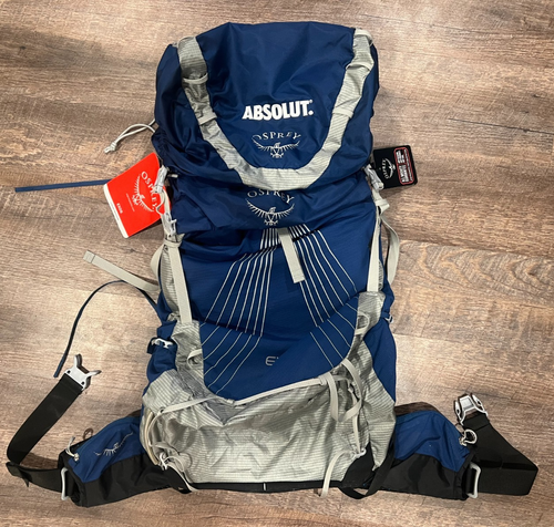 Osprey Exos 58 Ultralight Backpack Pacific Blue LG 61L Hiking New W ...