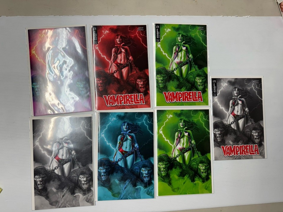 Vampirella #1 Mark Spears Color Variant Covers Lot | eBay