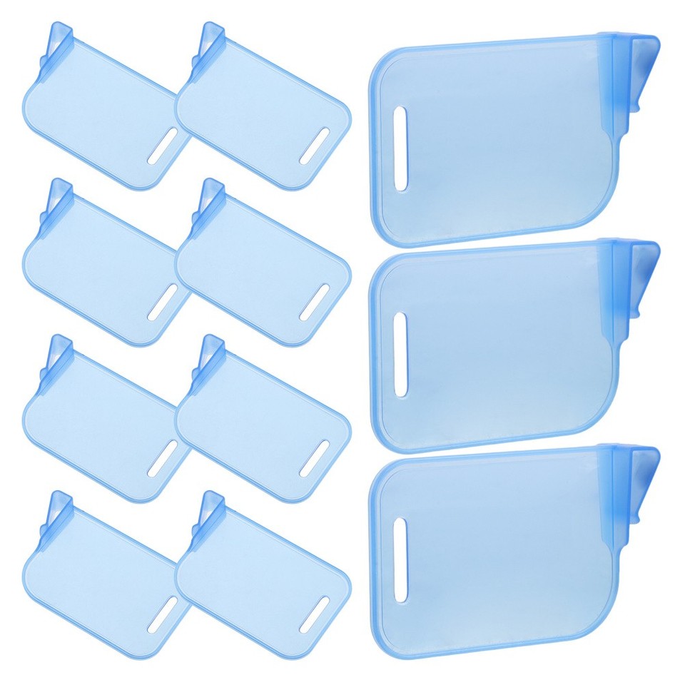 10pcs Trading Card Dividers: Plastic Baffle Clip Game Card Spacer ...