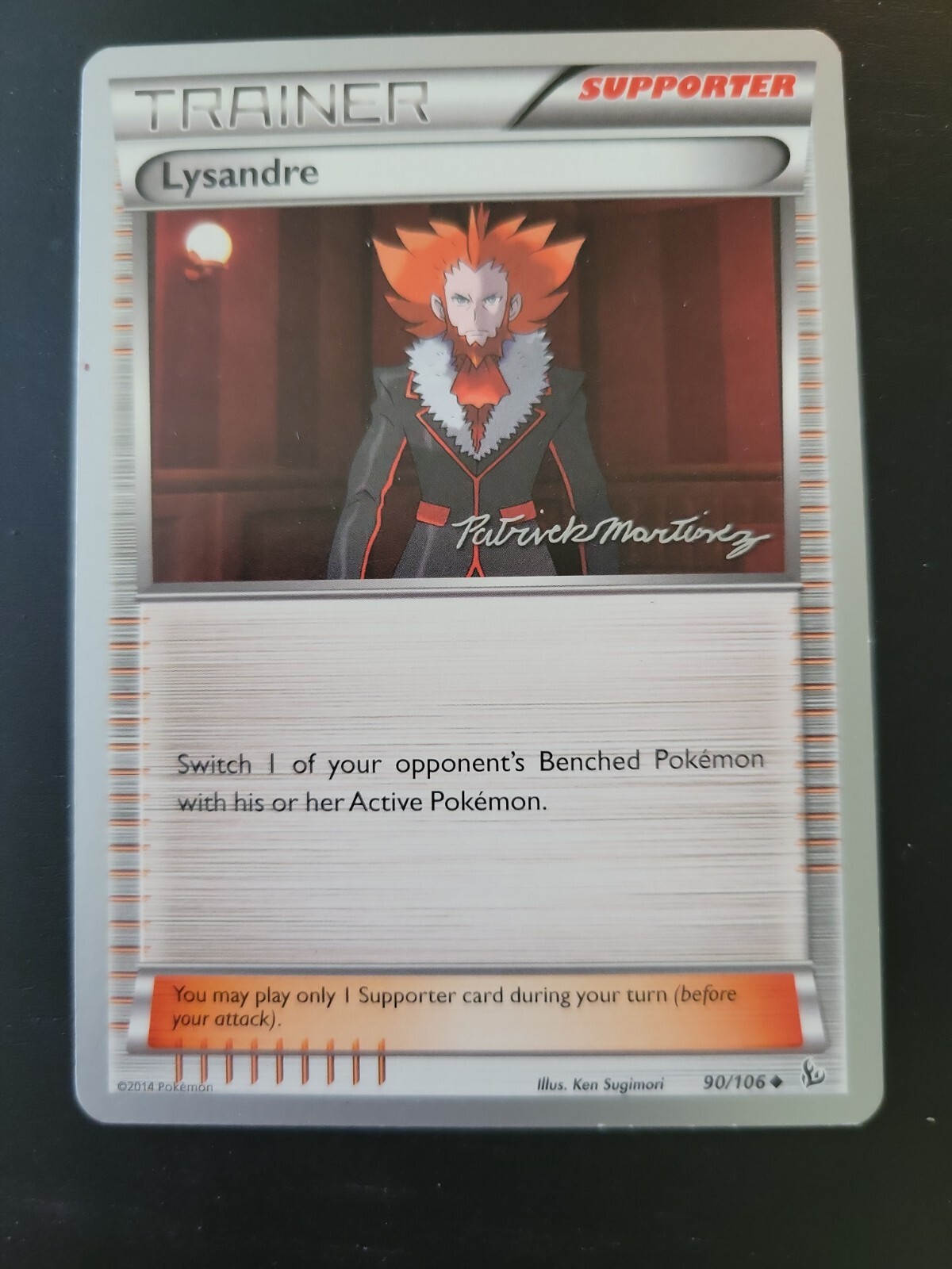 Pokemon TCG Card 2014 XY Flashfire - Lysandre 90/106 WC 2015 | eBay