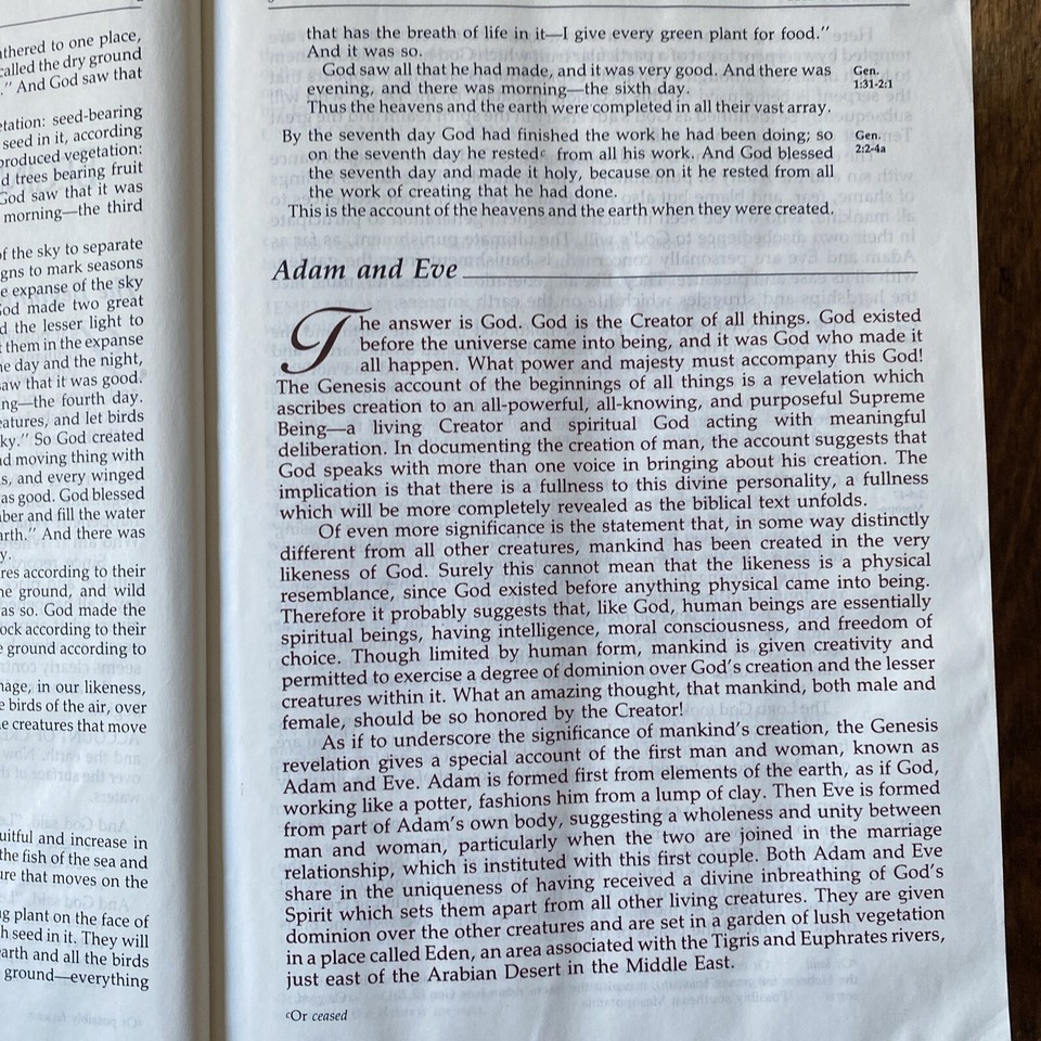 The Narrated Bible In Chronological Order NIV 1984 HC Harvest House | eBay