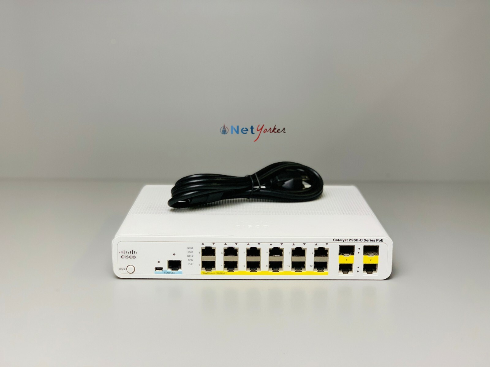 Cisco WS-C2960C-12PC-L 12 Port PoE Compact Switch - Same Day Shipping ...