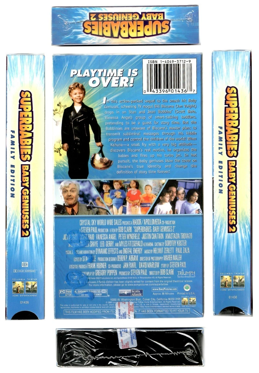 Superbabies Baby Geniuses 2 Vhs