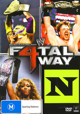 WWE Fatal Four 4 Way 2010 DVD Sealed Region 4 Cena Orton Edge Sheamus ...
