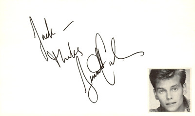 Bennett Cale Signed Auto 3x5 Index Card Doing Time on Maple Drive | eBay