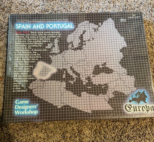 Europa Spain And Portugal GDW Board Game 827 | eBay