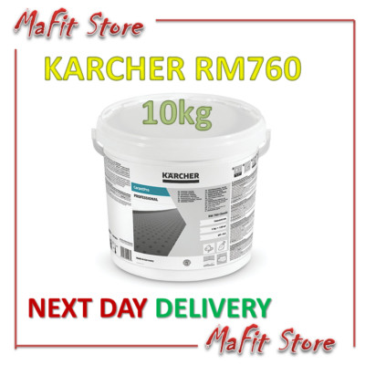 KARCHER RM760 POWDER 10Kg PUZZI CARPET CLEANING CHEMICAL 100 200 8/1 10 ...