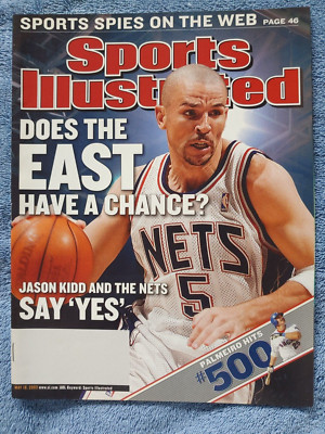 MAY 19, 2003 SPORTS ILLUSTRATED JASON KIDD, NEW JERSEY NETS, NBA, NO ...