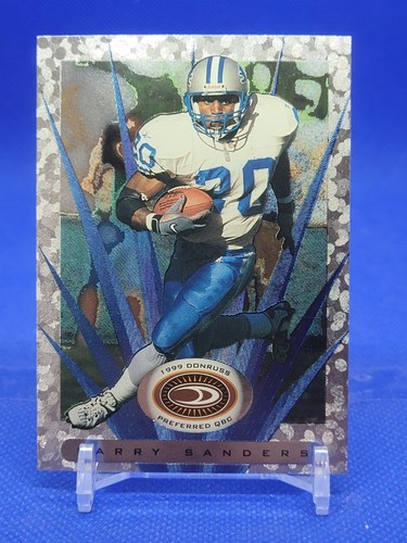 1999 Donruss Preferred QBC Silver Barry Sanders Football Card #74 ...
