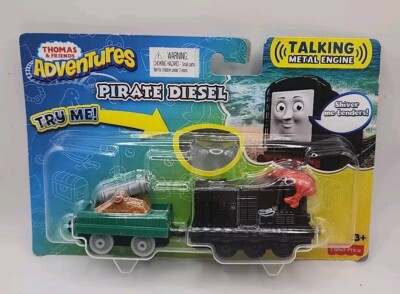 Fisher-Price Thomas & Friends Adventures, Pirate Diesel, Talking Metal ...