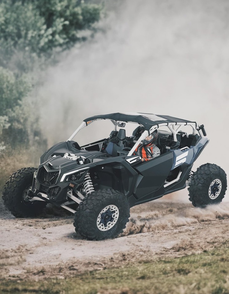 KEMIMOTO UTV Soft Roof Canvas Top for Can Am Maverick X3 Max XRS Turbo ...