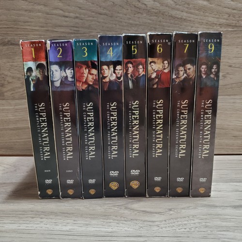 Lot of 8 Supernatural Complete Season Box Sets - Seasons 1-7,9 DVD | eBay