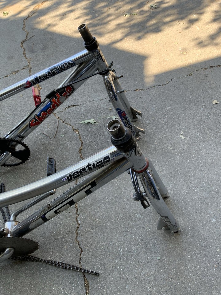 2 Preowned-Used BMX Haro-GT Bike Frames? And 3 Tires with Rims | eBay