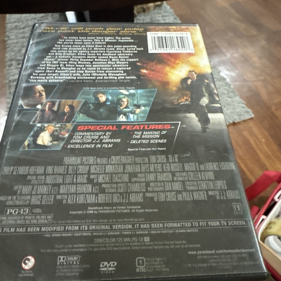 MI III Mission Impossible DVD Tom Cruise 2 Disc Collector Edition | eBay