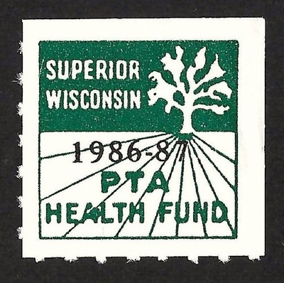 1986-7 Superior Wisconsin PTA Health Fund Poster Stamp | eBay