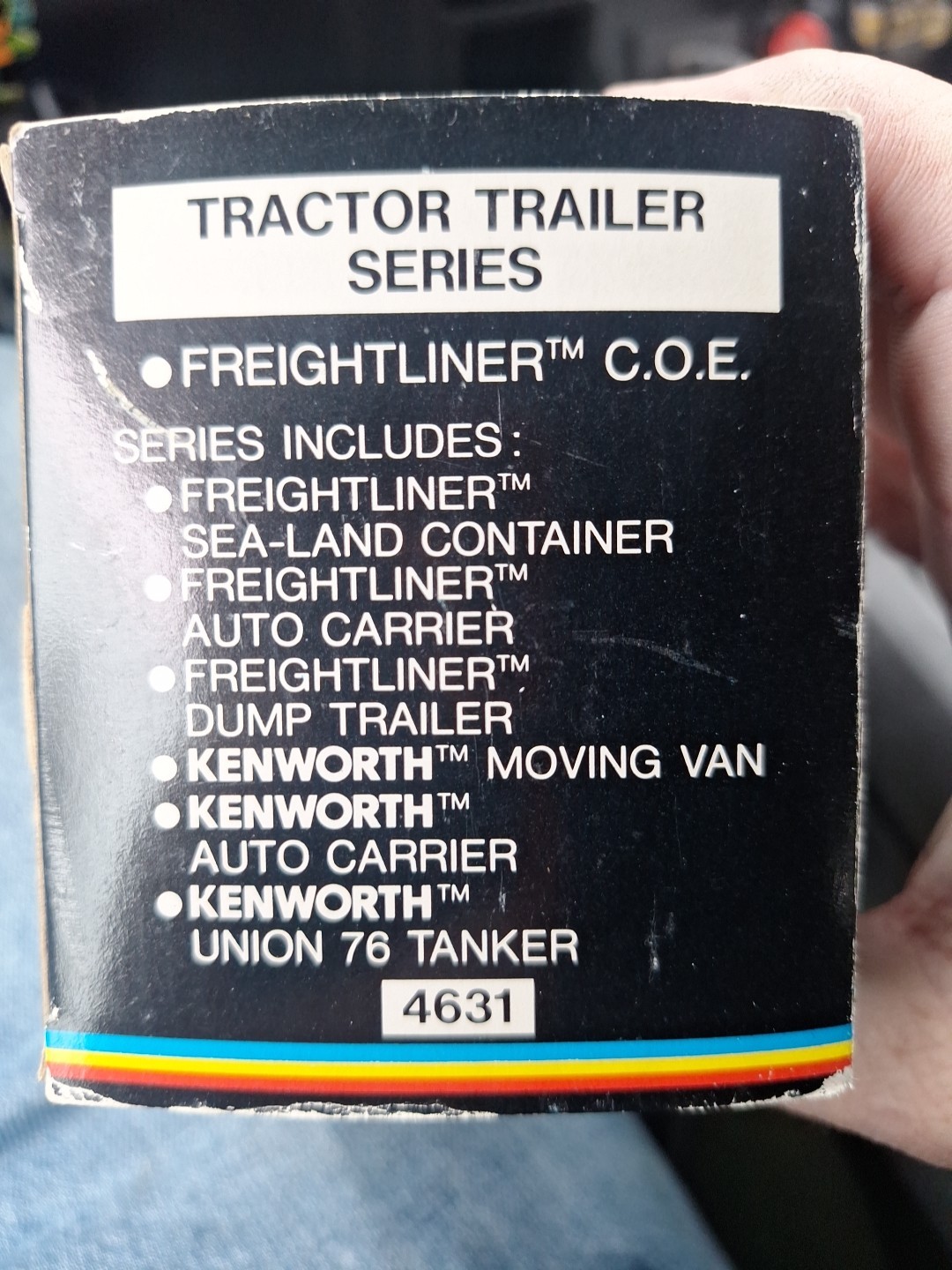 SHINSEI FREIGHTLINER C.O.E. TRACTOR TRAILER SERIES 1/53 SCALE FLATBED ...