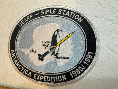 Vintage 1980/81 USARP - NASA- Siple Station Antarctica Expedition Patch | eBay