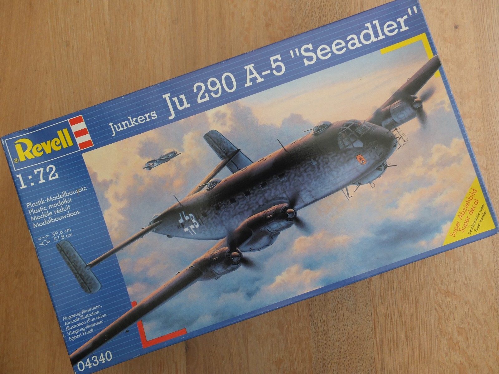 REVELL 04340 - WWII GERMAN JUNKERS JU 290 A-5 SEEADLER - RARE 1/72 ...