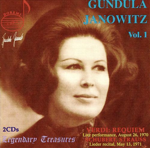 GUNDULA JANOWITZ VOL. 1 NEW CD 723723344021| eBay