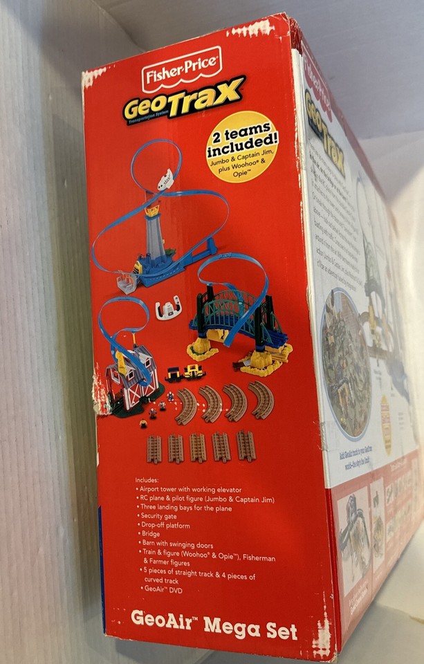 Fisher Price GeoTrax GeoAir Mega Set Rare! | eBay